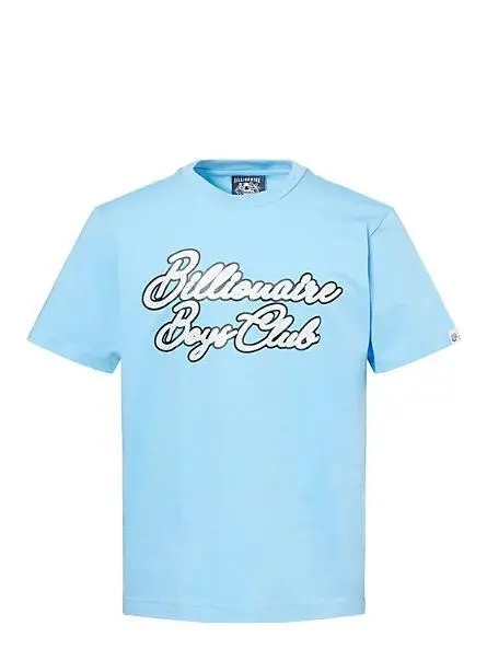BILLIONAIRE BOYS CLUB Diamond Script Logo Cotton-jersey T-shirt - Blue