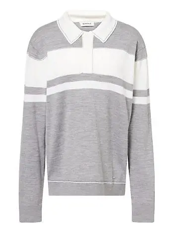 Simkhai Louis Striped Wool Jumper - Heather Grey Multi
