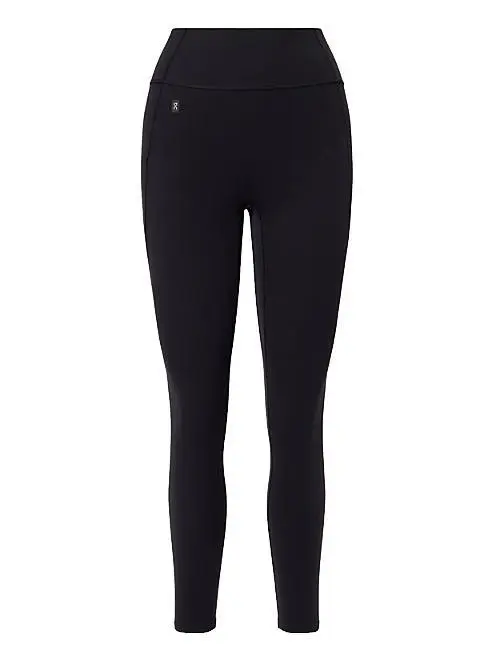 On Studio High-waisted Stretch-jersey Leggings - Black