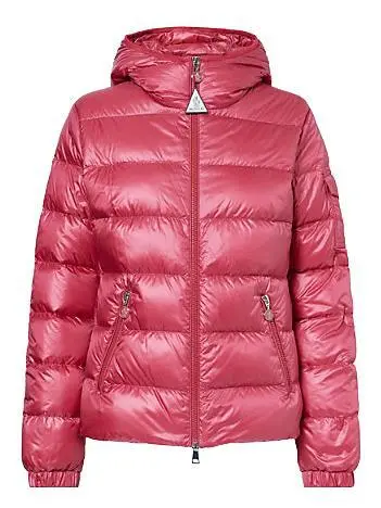 Moncler Glesse Hooded Down Jacket - Raspberry