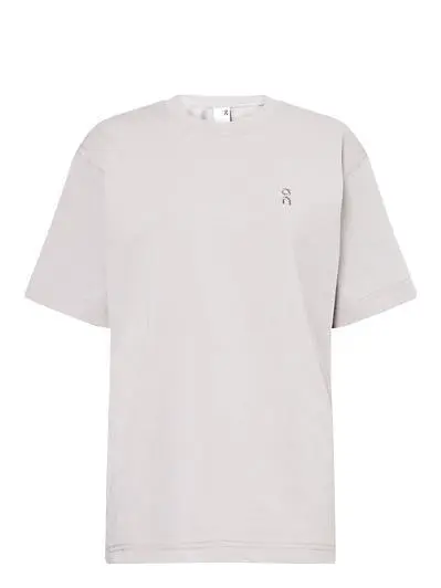On Relaxed-fit Cotton T-shirt - Grey