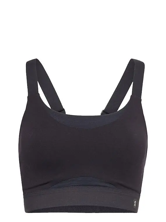 On Performance High-support Stretch-woven Sports Bra - Black