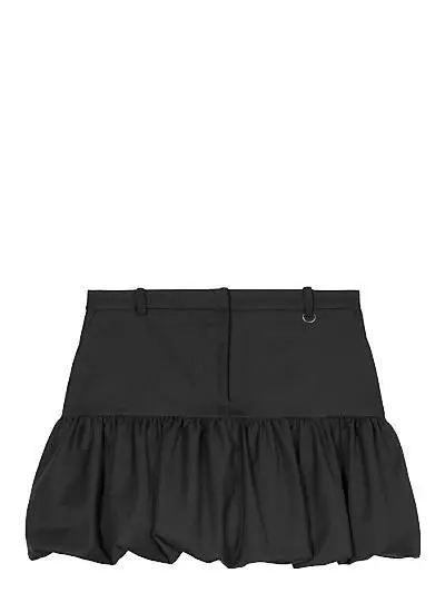 The Kooples Wool-blend Mini Skirt - Black