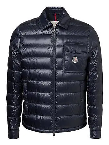 Moncler Mourillon Quilted Shell-down Jacket - Blue