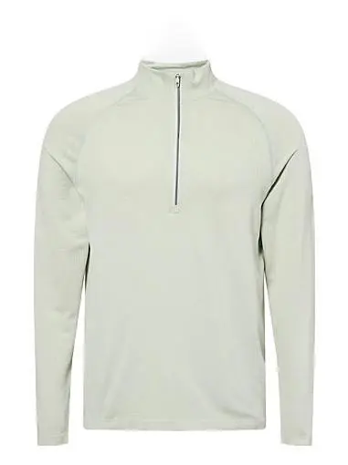Lululemon Metal Vent Tech Half-zip Stretch-woven Top - Fog Green/pelican