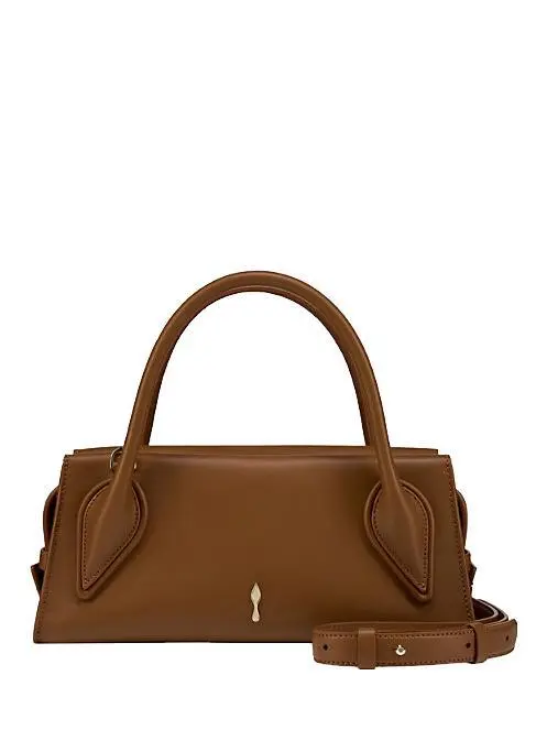 CHRISTIAN LOUBOUTIN Venus Mini Leather Cross-body Bag - Cuoio