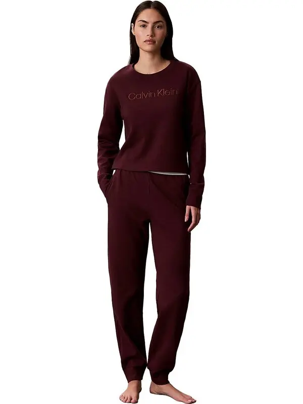 Calvin Klein Modern Terry Joggers - Dark Berry