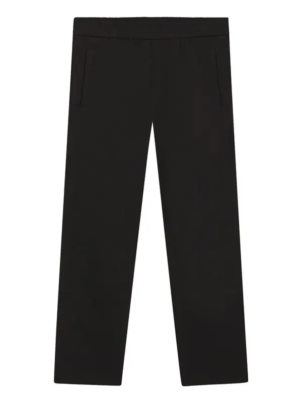 Hugo Straight-fit Ripstop Trousers - Black