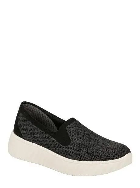 LIFESTRIDE Wednesday Knit Slip-on Sneakers - Black Heathered Knit