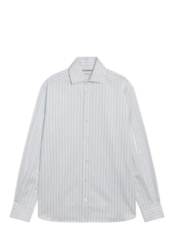 JW Anderson Striped Cotton Shirt - White