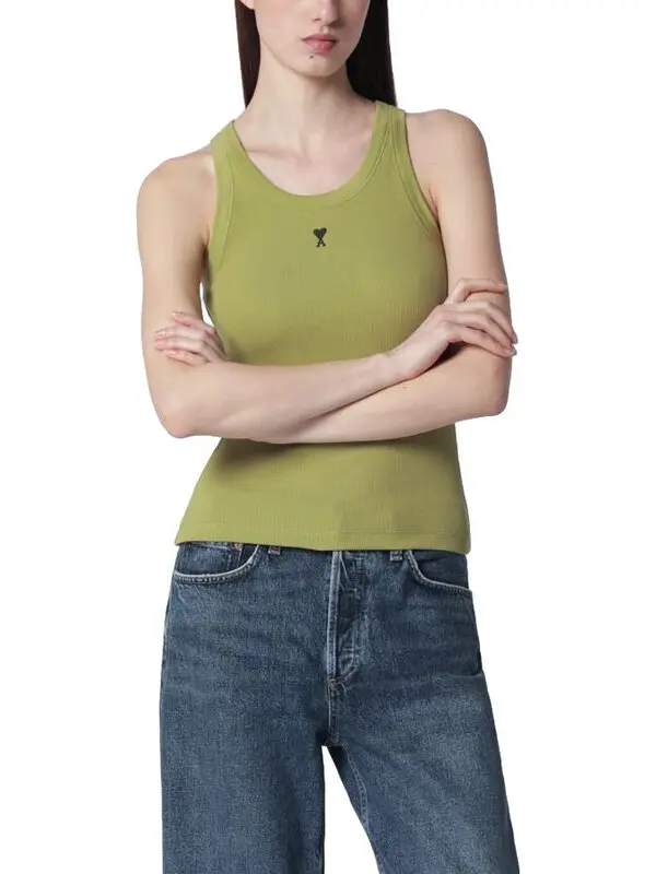 Ami De Coeur Tank Top - Green