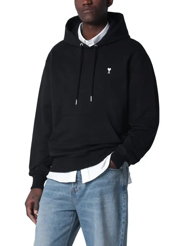 Ami De Coeur Hooded Sweatshirt - Black