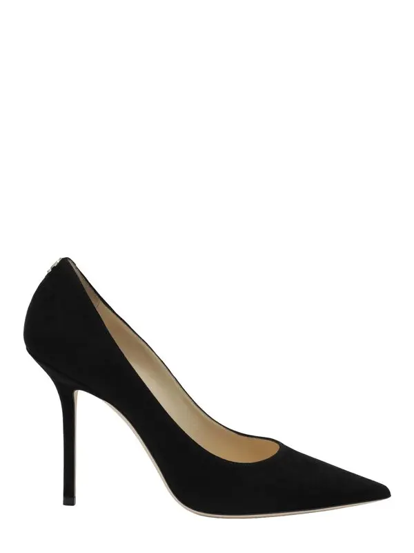 JIMMY CHOO Love 100 Suede Pumps - Black