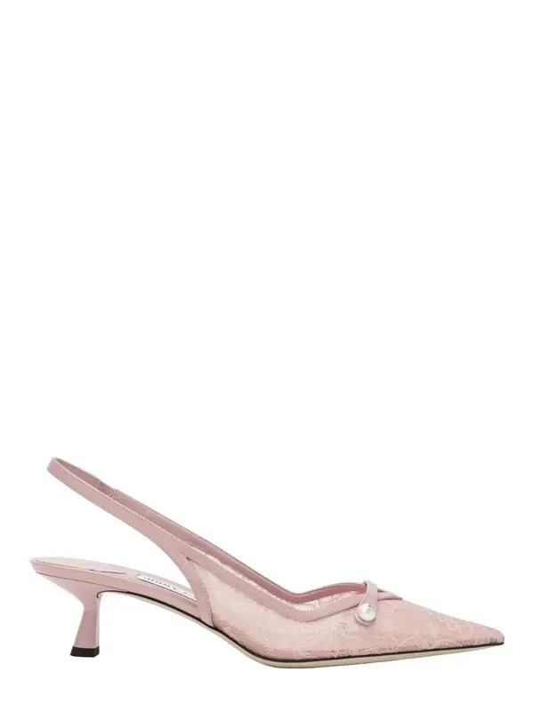 JIMMY CHOO Amita 45 Slingback Pumps - Pink