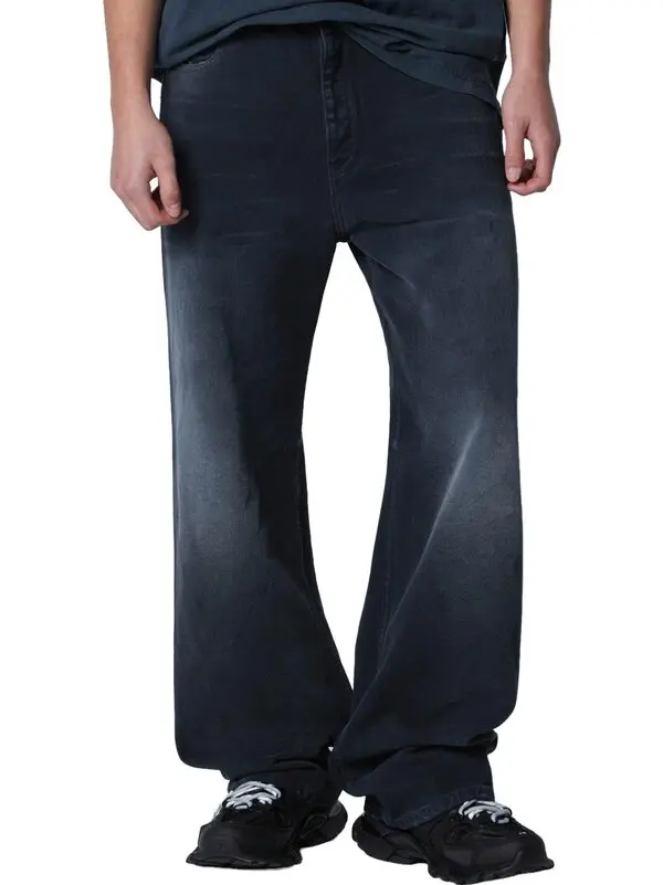 Balenciaga Wide-leg Jeans - Blue