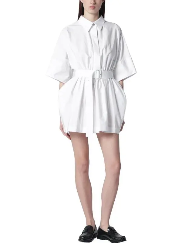 Givenchy Mini Chemisier Shirt Dress - White