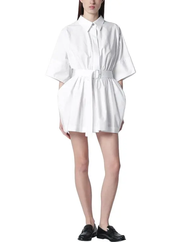 Givenchy Mini Chemisier Shirt Dress - White