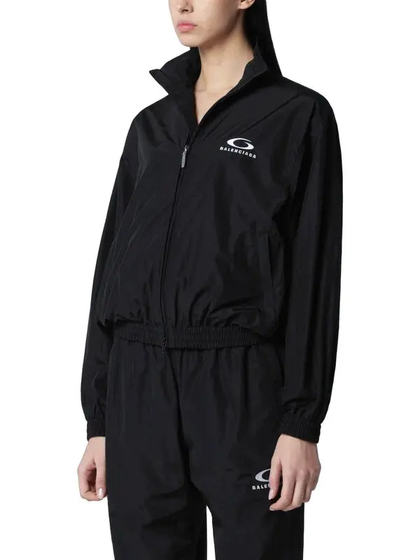 Balenciaga Loop Sports Icon Zip Jacket - Black
