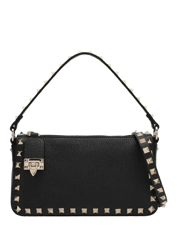 Valentino Garavani Rockstud Shoulder Bag - Black