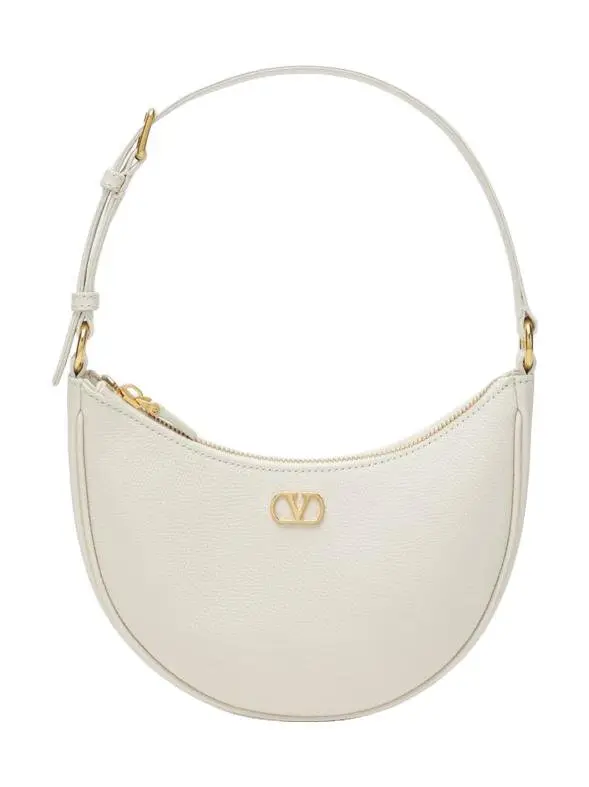 Valentino Garavani Vlogo Signature Mini Hobo Bag - White