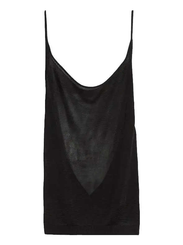 EMILY DAWN LONG Kipling Backless Tank - Black