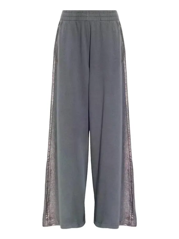 DIESEL P-elic Wide Leg Track Pants - Grey