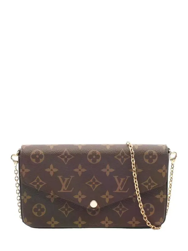 LOUIS VUITTON Monogram Pochette Felicie - Brown