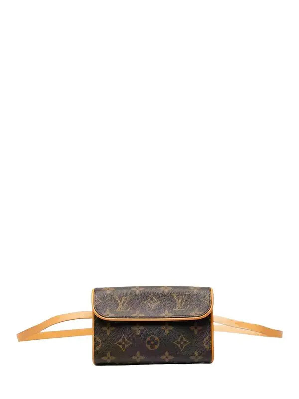 LOUIS VUITTON 2004 Monogram Pochette Florentine Belt Bag - Brown