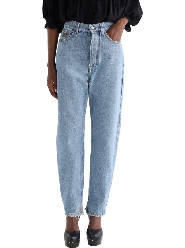 Chloé Barrel Leg Jeans - Tiger Lily Blue