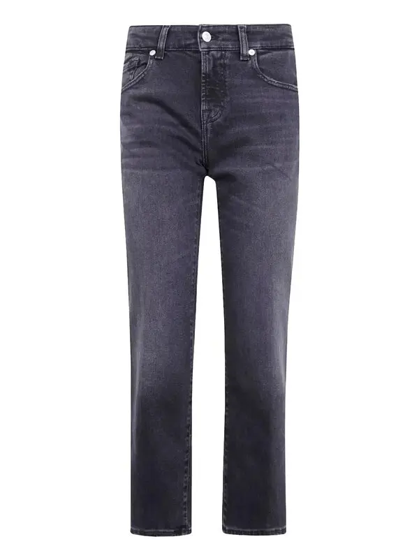 Seven For All Mankind Calie Straight Ankle Jeans - Blue
