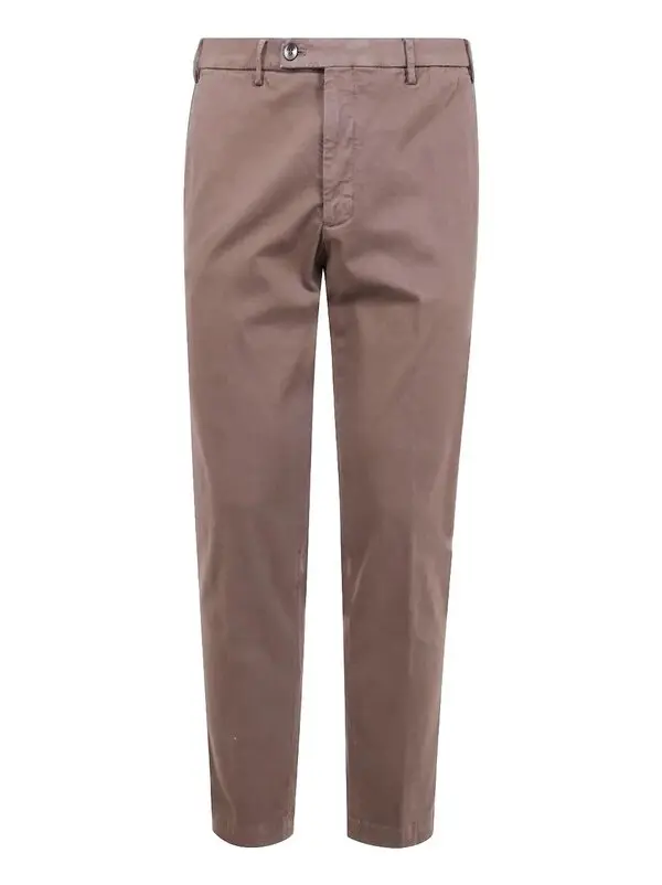 MICHAEL COAL Capri Trousers - Brown