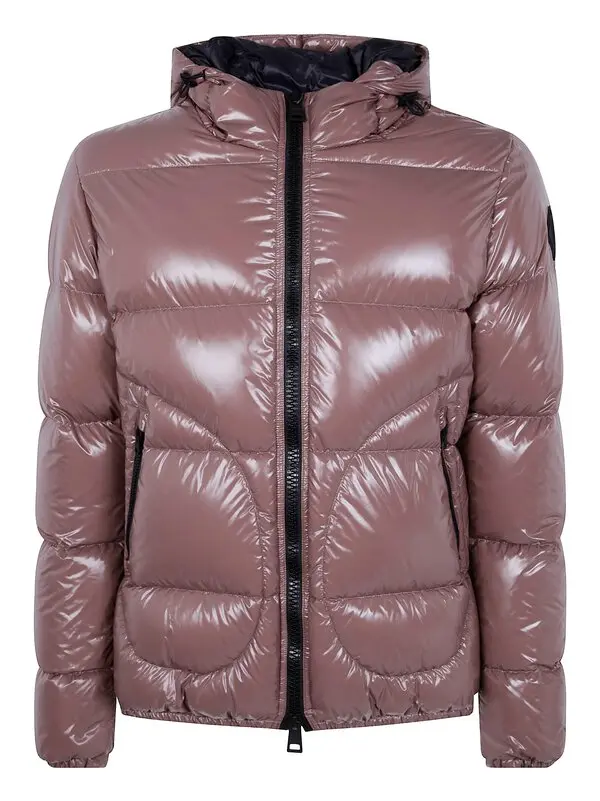Herno Gloss Bomber Jacket - Brown