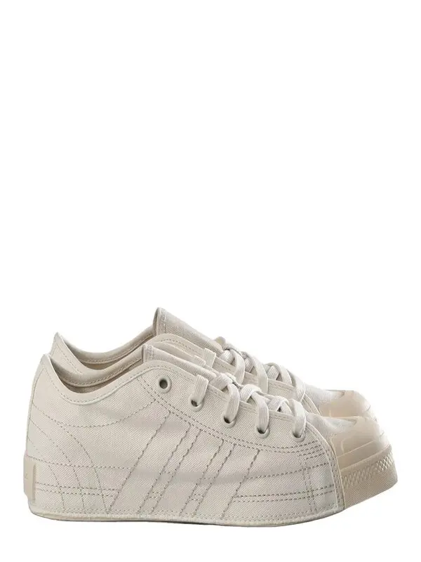 Y-3 YOHJI YAMAMOTO ADIDAS Y-3 Nizza Low Sneakers - White