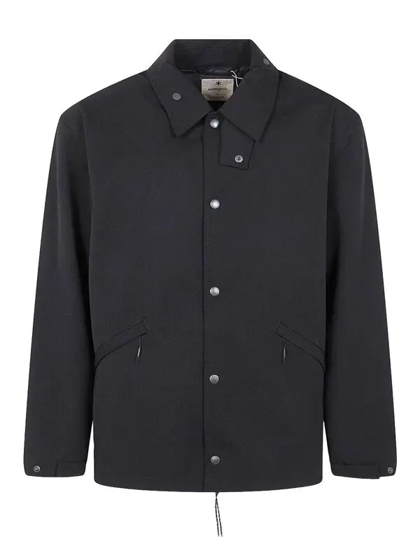 SNOW PEAK Hybrid Wool Coach Jacket - Black
