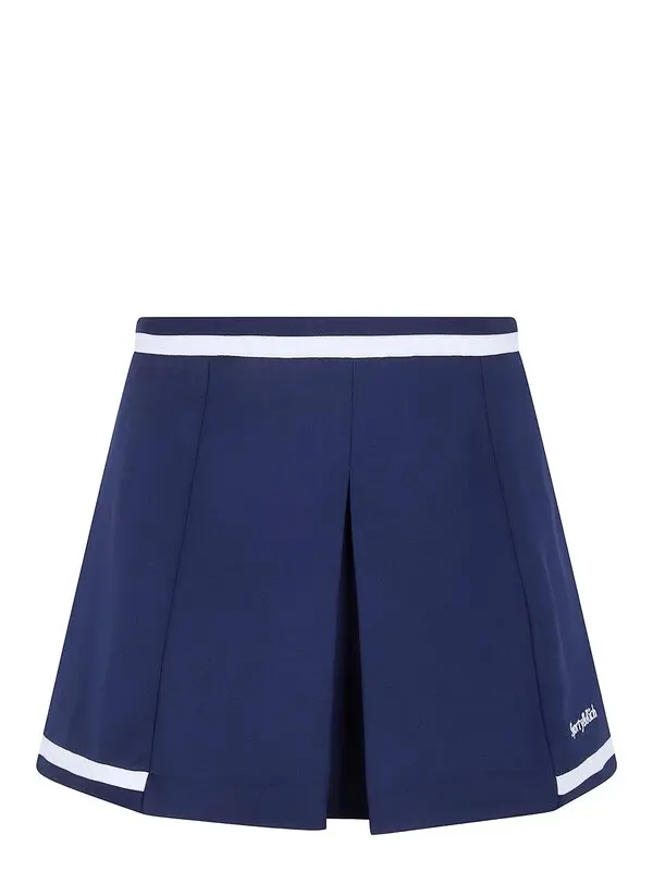 SPORTY & RICH Logo Skirt - Blue
