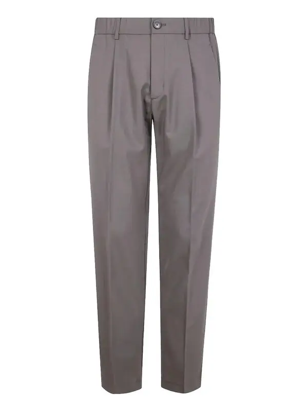 Herno Regular Fit Trousers - Gray