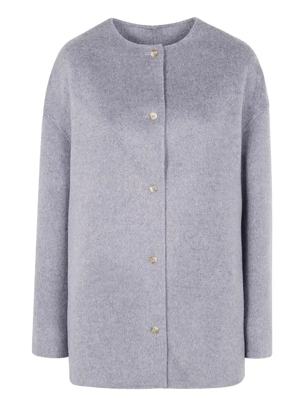Loulou De Saison Single Breasted Coat - Gray