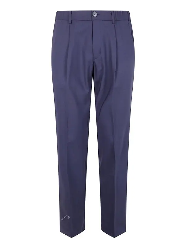 Herno Regular Fit Trousers - Blue
