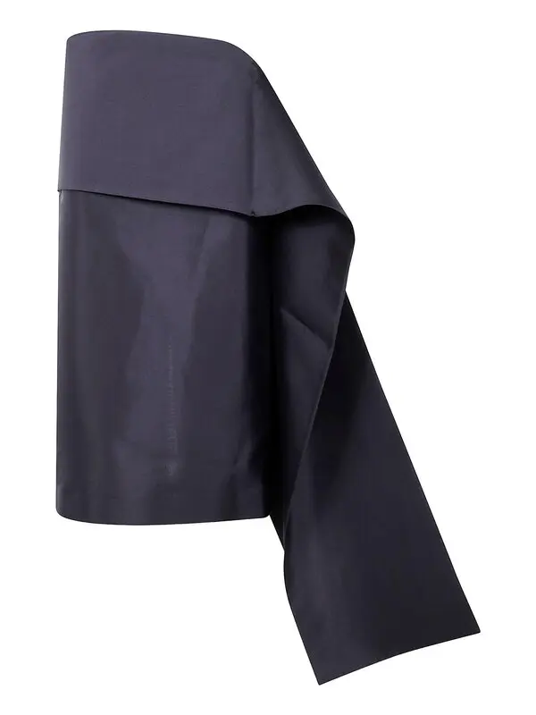 Carven Bow Skirt - Black