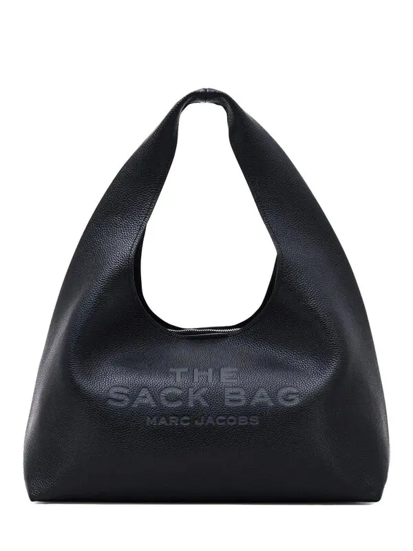 Marc Jacobs Leather Sack Bag - Black