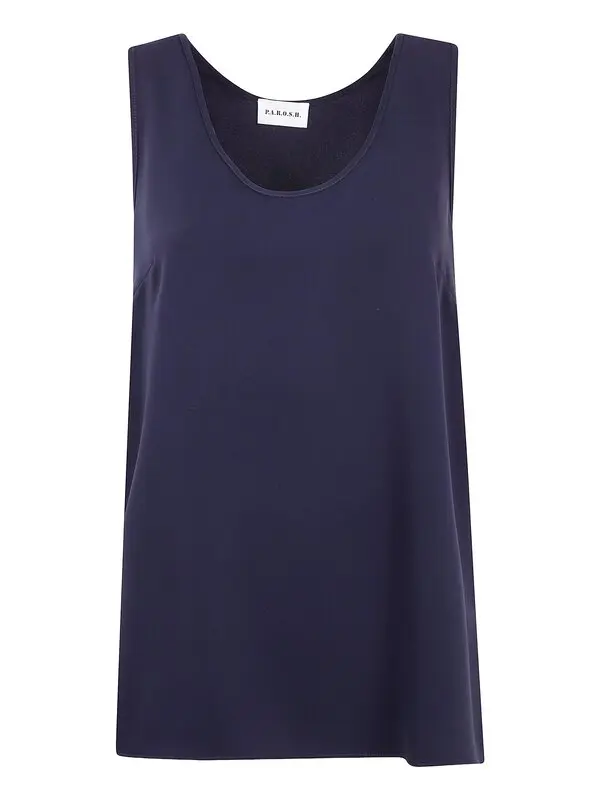P.a.r.o.s.h Sleeveless Blouse - Blue