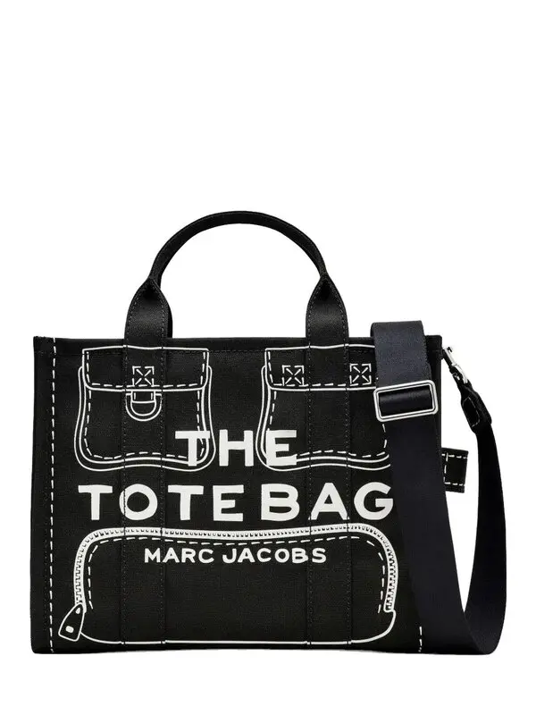 Marc Jacobs The Tote Bag Cargo Canvas Tote - Black