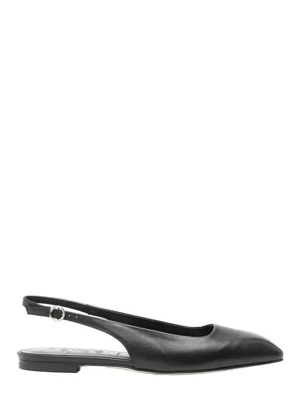 AeydĒ Geraldine Nappa Leather Ballerinas - Black