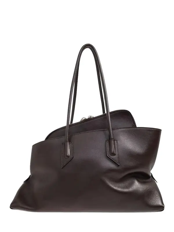 Attico La Passeggiata Medium" Top Handle Bag - Brown