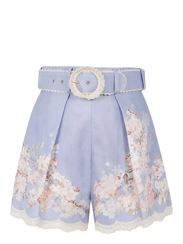 Zimmermann Cascadian Tuck Short - Blue