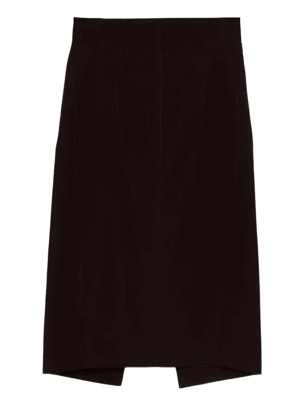 MUGLER Midi Skirt - Pink