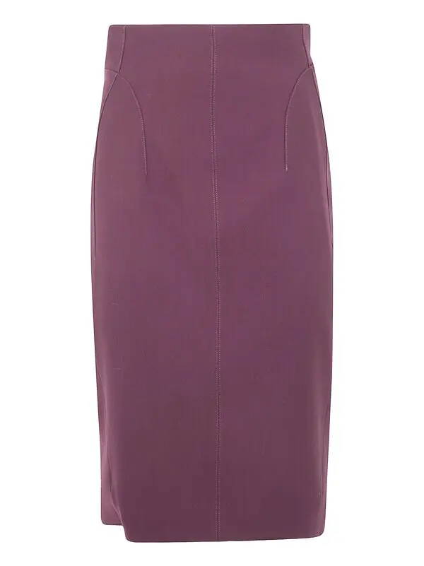 MUGLER Midi Skirt - Pink