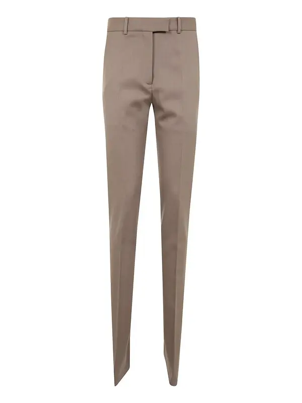 Attico Gabardine Long Pant - Beige