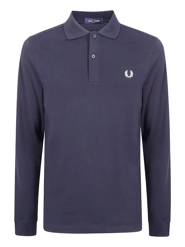 Fred Perry Long Sleeve Shirt - Blue