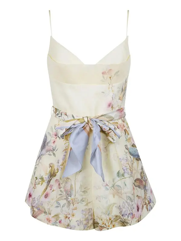 Zimmermann Rebellion Fitted Playsuit - Yellow